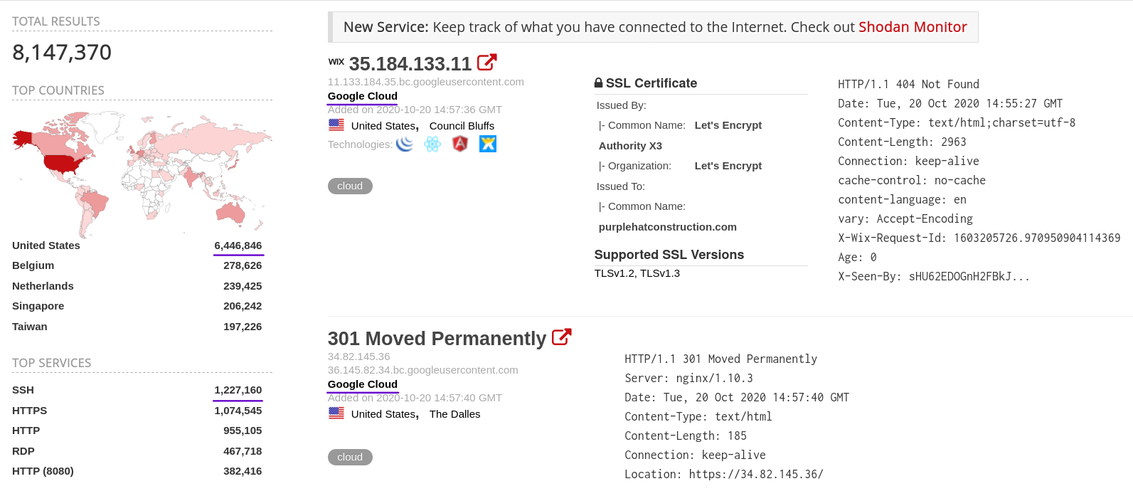 Shodan.io - TryHackMe | tw00t Shodan.io - TryHackMe | tw00t